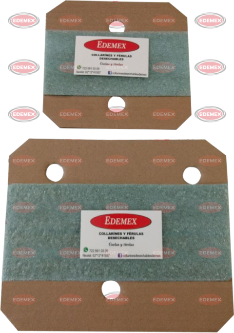 Nuestros Productos | Férulas y Collarines Desechables EDEMEX